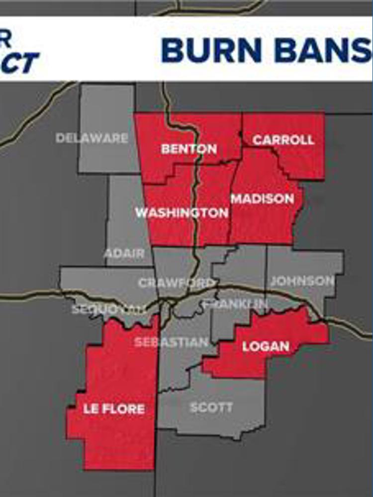 Arkansas counties under ongoing burn bans | 5newsonline.com