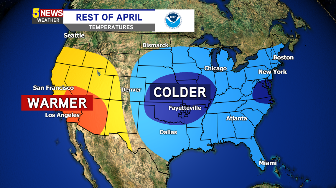 April May Finish Cooler And Wetter Than Normal | 5newsonline.com