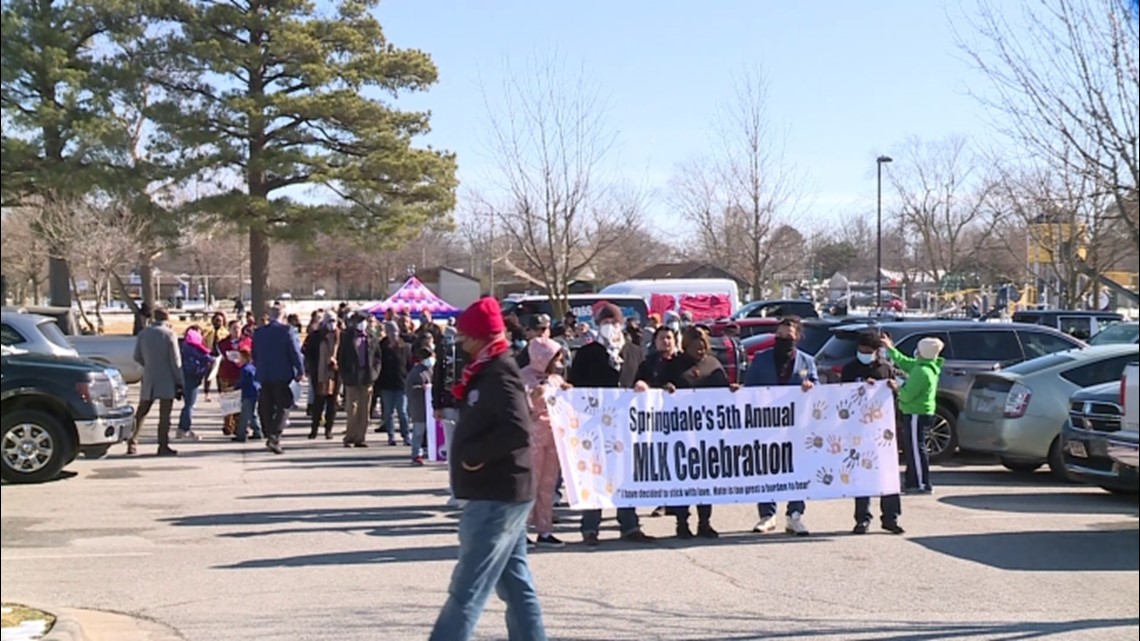 Springdale celebrates and honors MLK Jr. Day with parade | 5newsonline.com