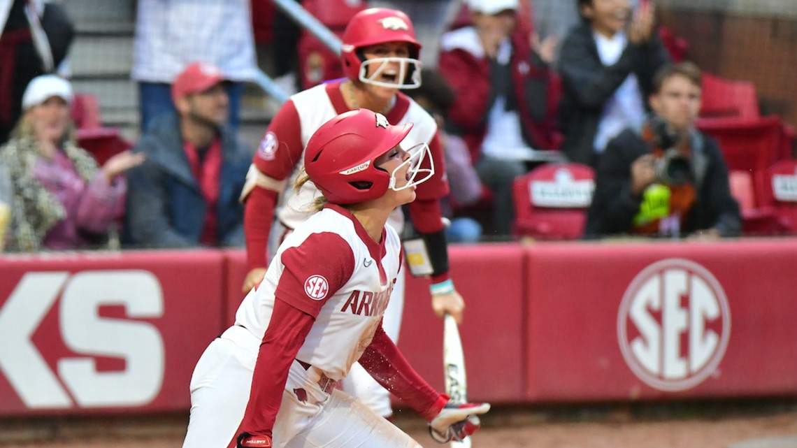 Razorback softball defeats Texas 7-1 in first game of Super Regional ...