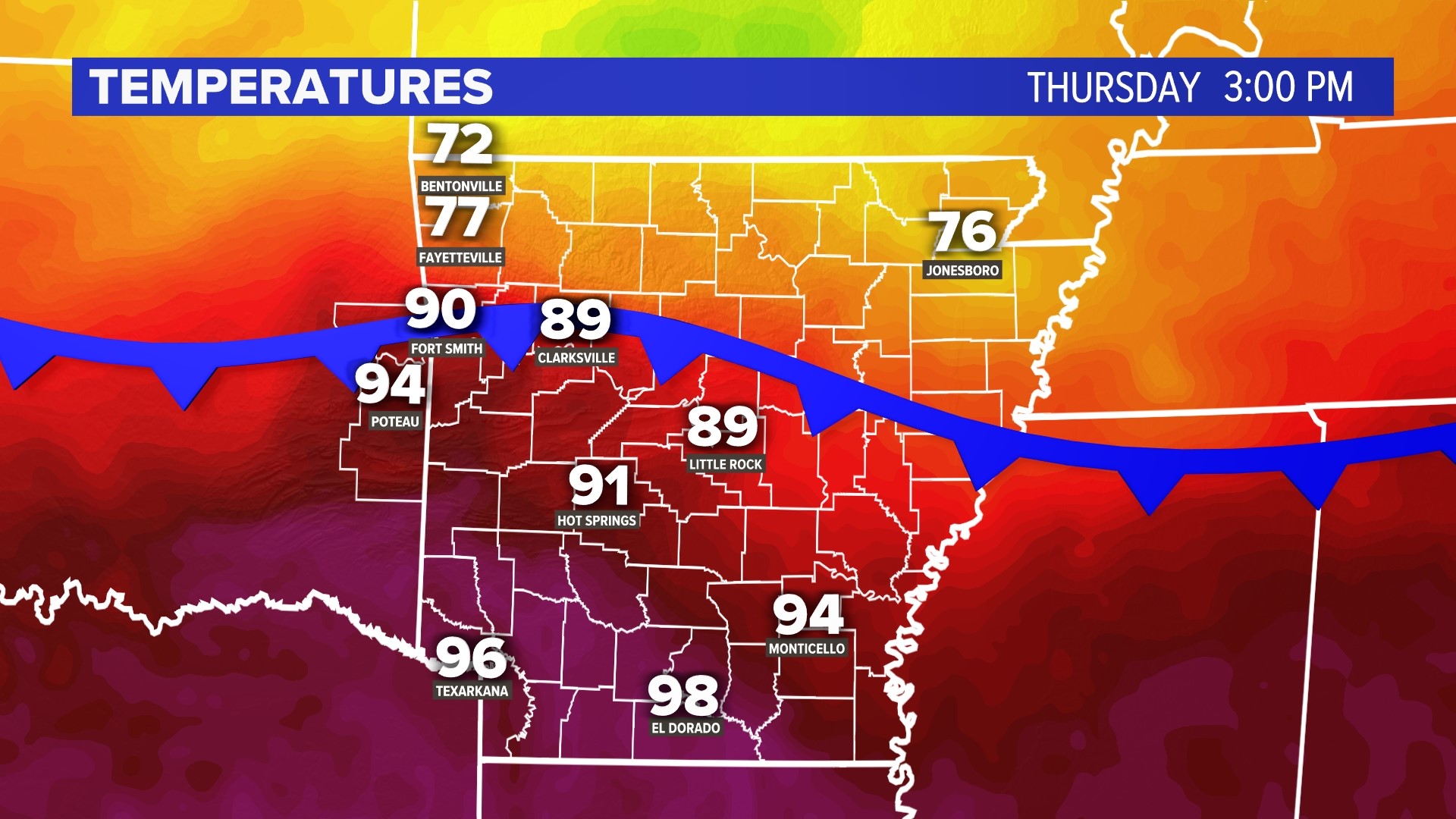 Big cold front arriving for the 1st day of Fall 2022 | 5newsonline.com