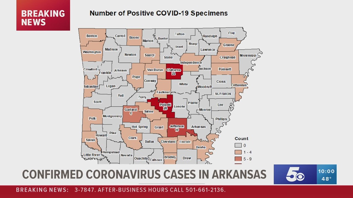 Coronavirus in Arkansas: First Case Now Confirmed In Sebastian County ...