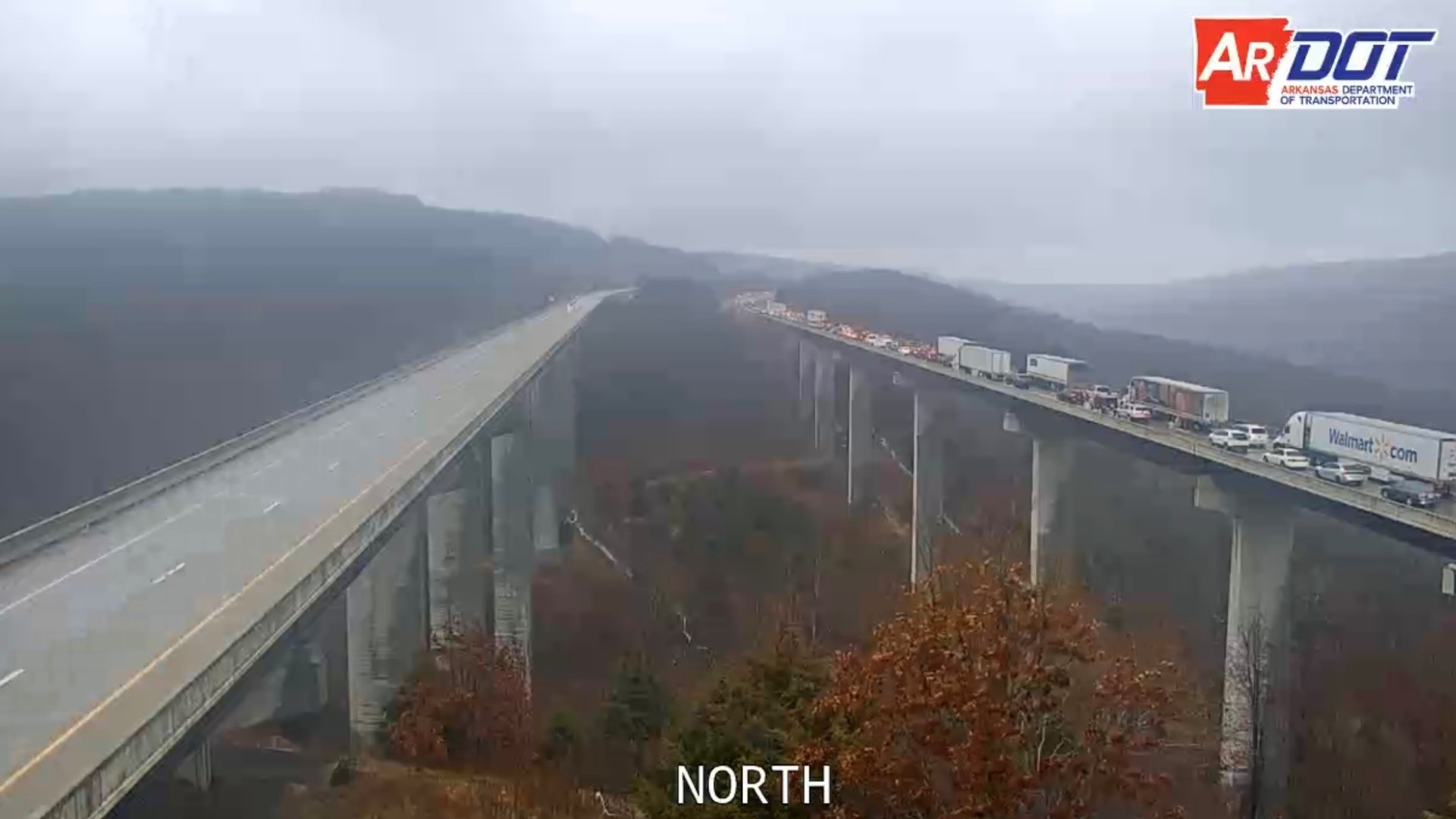 All lanes impacted after crash near Bobby Hopper Tunnel on I-49 ...