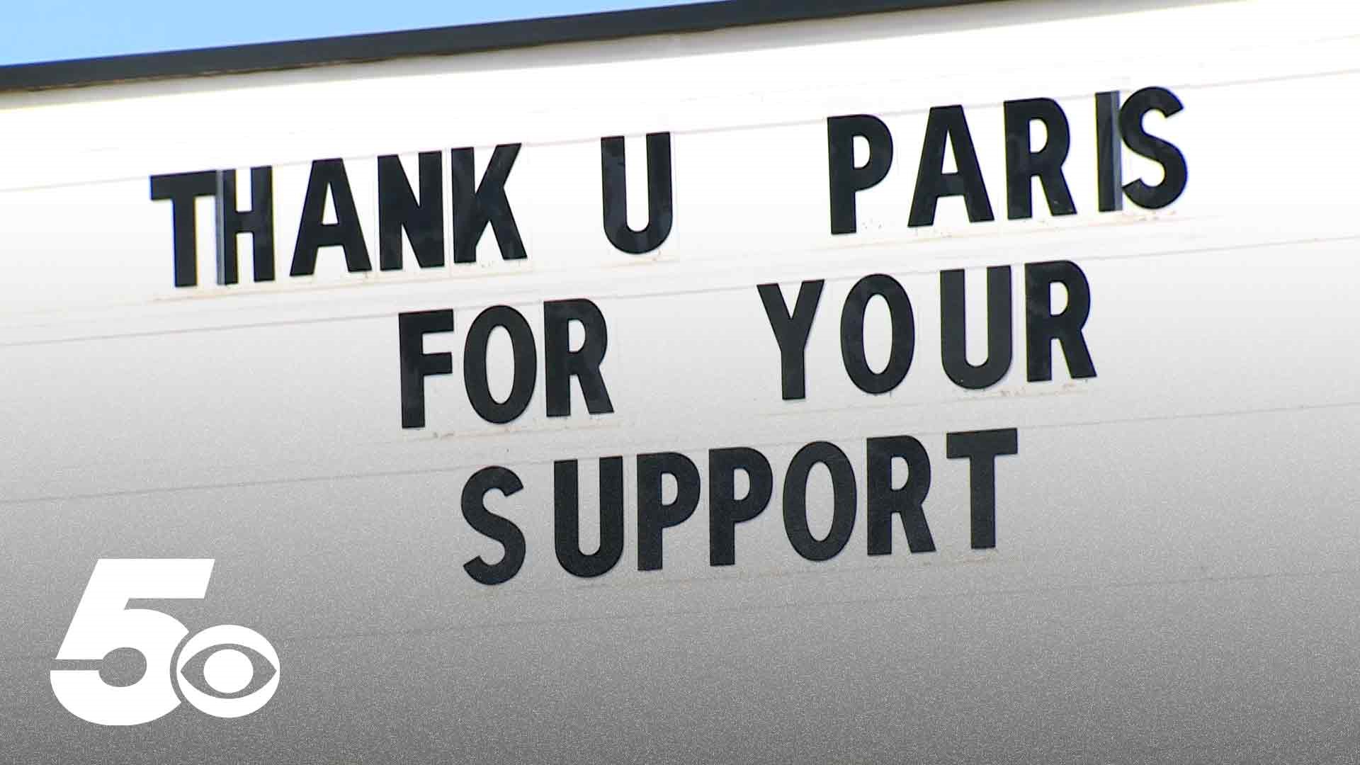 Paris community comes together for clean up after storms | 5newsonline.com