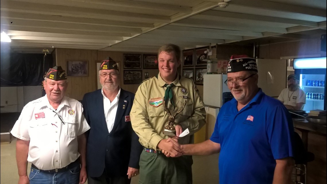 Rogers Eagle Scout Named VFW Scout Of The Year | 5newsonline.com