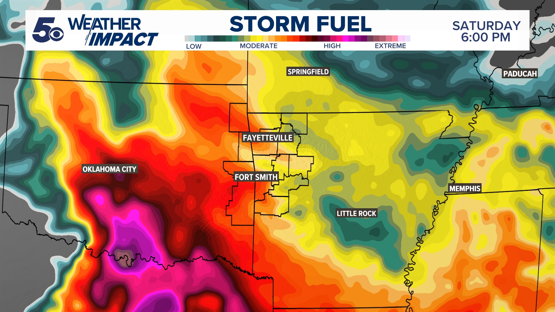 Severe storm potential Today-Sunday | Weather Impact Alert ...