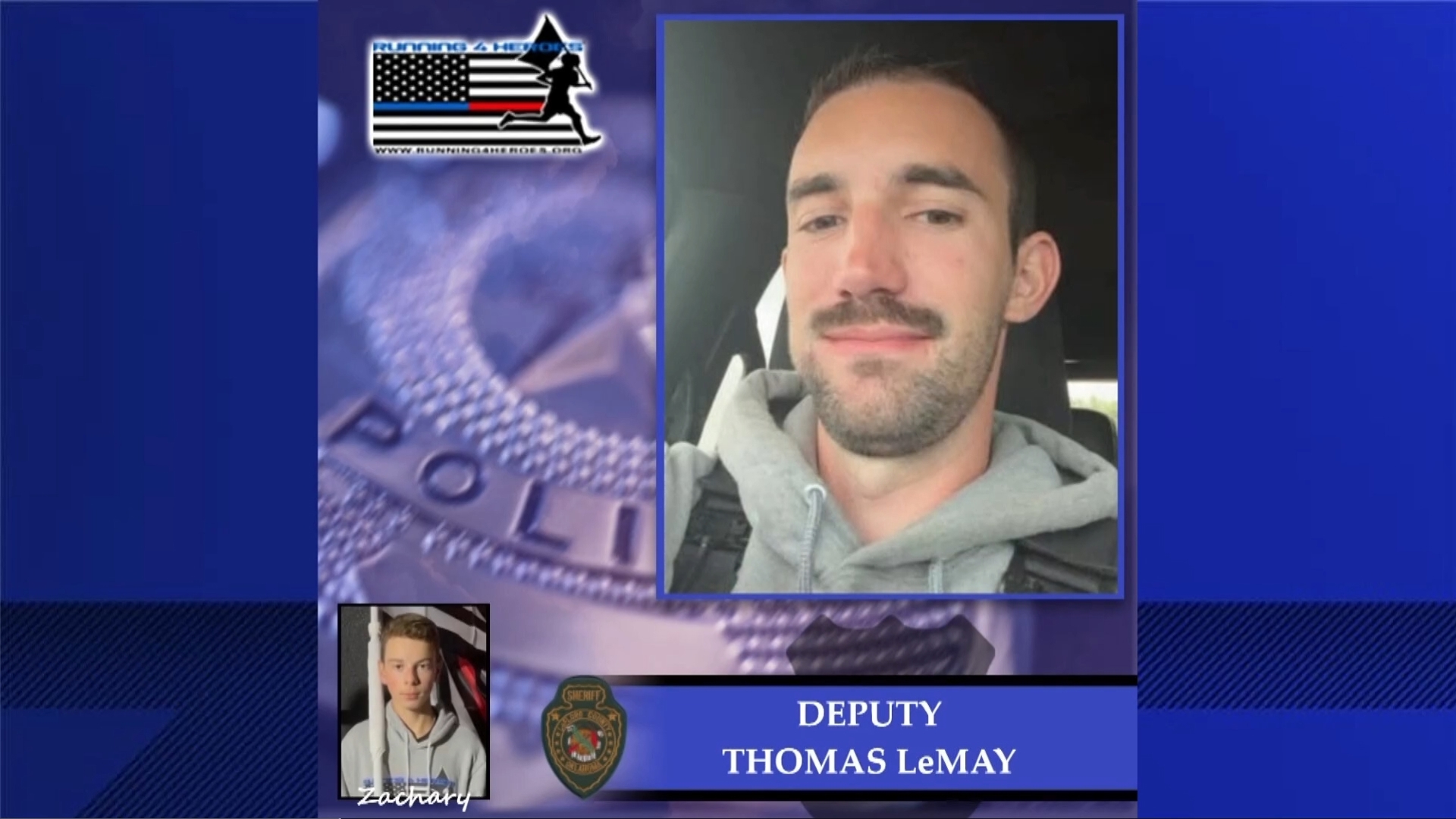 Running for Heroes: Teen to honor late LeFlore County Deputy 'Walker ...