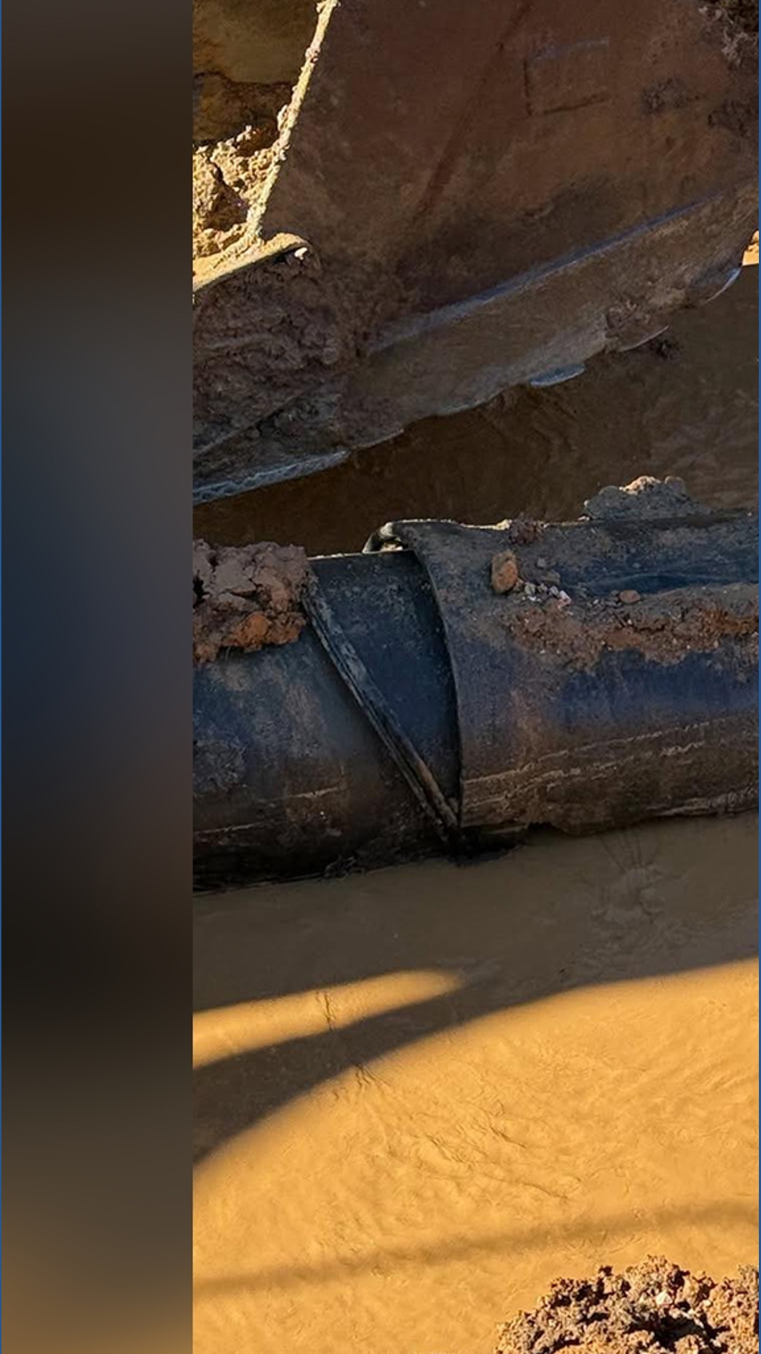 Crews replace damaged 24-inch water line in Madison County ...