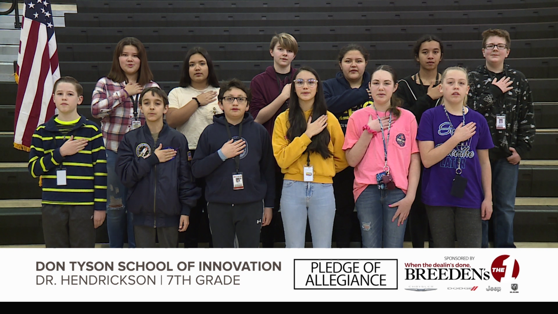 Dr. Hendrickson 7th Grade Don Tyson School of Innovation | 5newsonline.com