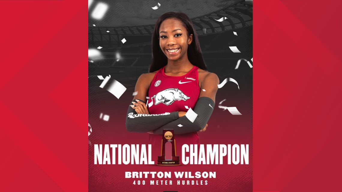 Arkansas' Britton Wilson wins 400m hurdles national championship ...