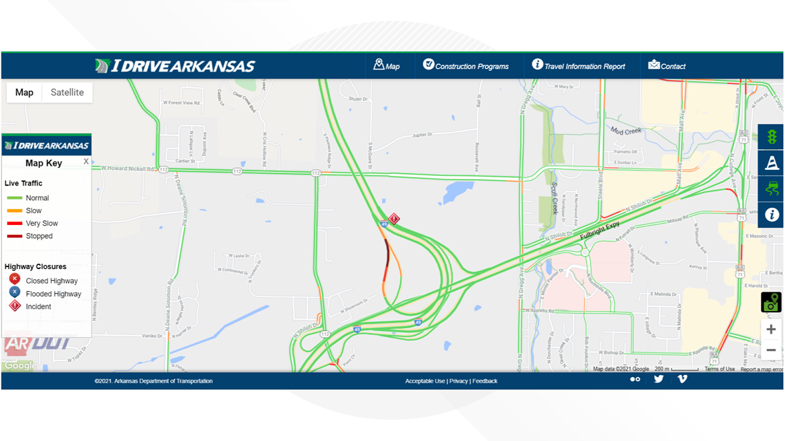 Accident on I-49 southbound at Exit 67 cleared | 5newsonline.com