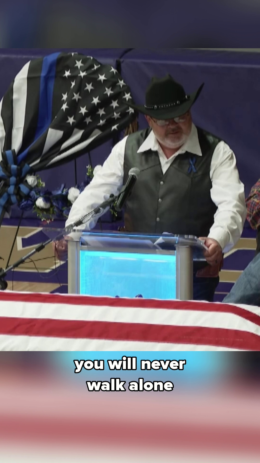 LeFlore County Sheriff talks at funeral for Deputy LeMay | 5newsonline.com