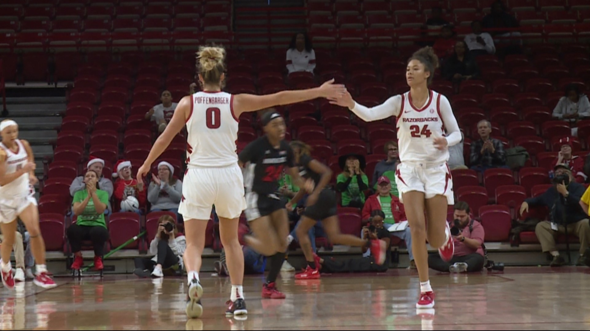 Five Razorbacks score in double-figures as #21 Arkansas downs Arkansas ...