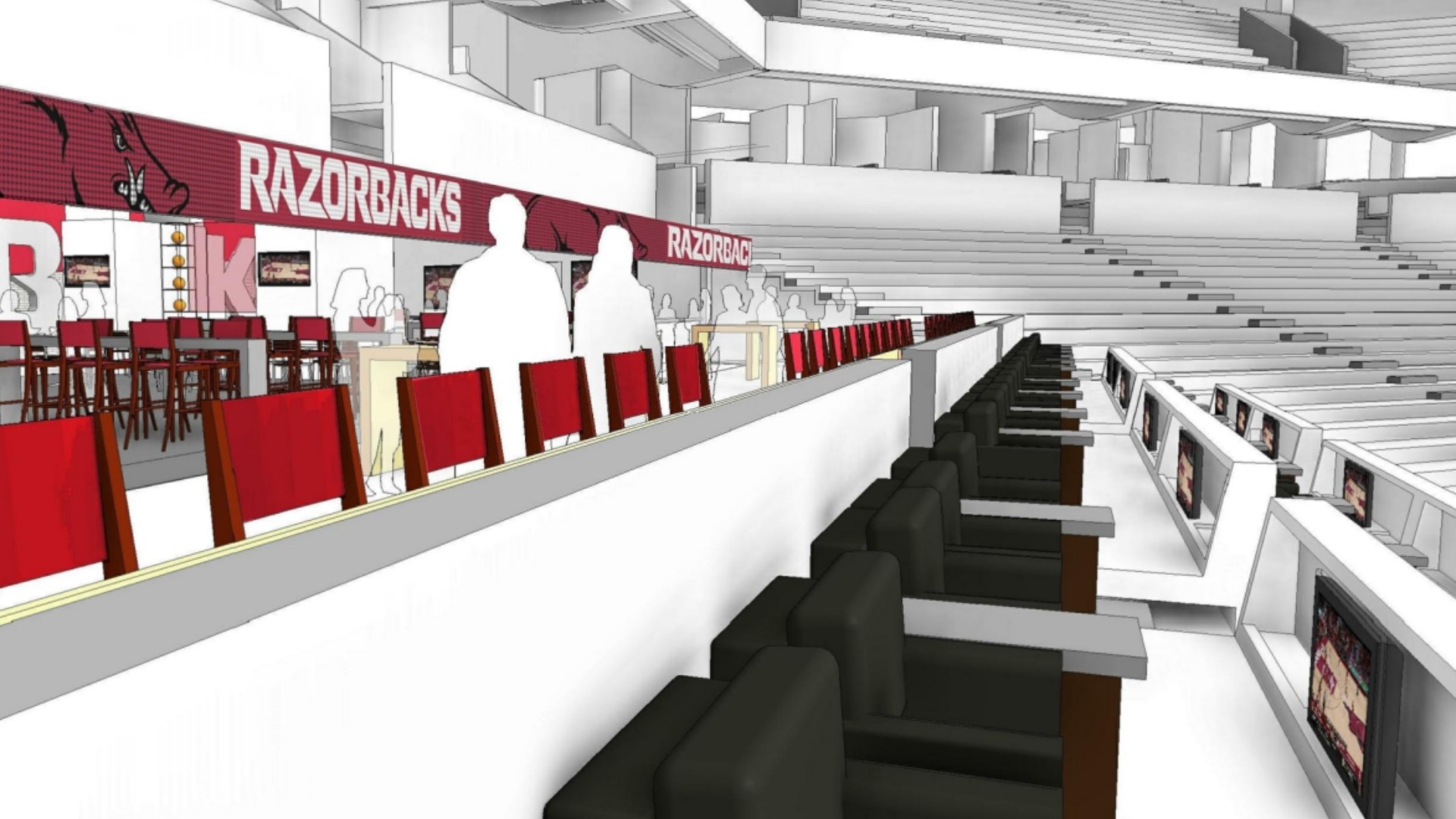 UA Athletics present potential Bud Walton Arena renovations ...