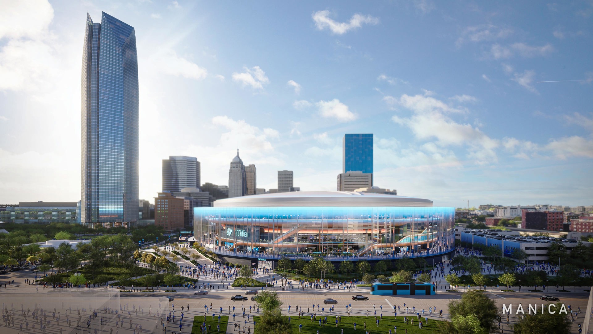 Renderings released for new OKC Thunder arena | 5newsonline.com
