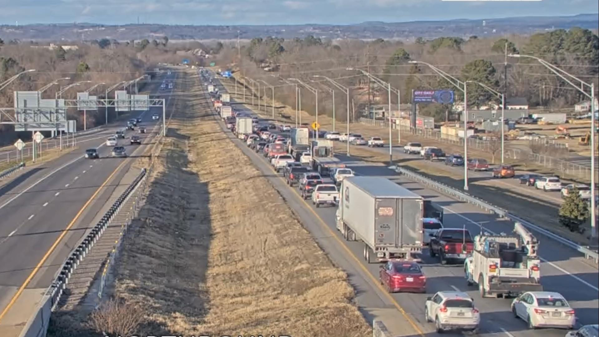 ARDOT: I-540 crash causing major delays | 5newsonline.com