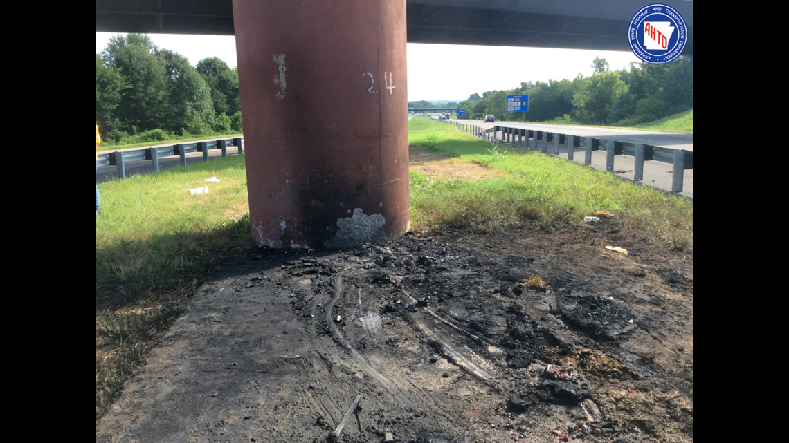 No Damage To Overpass Column After Deadly Crash On I-40 | 5newsonline.com