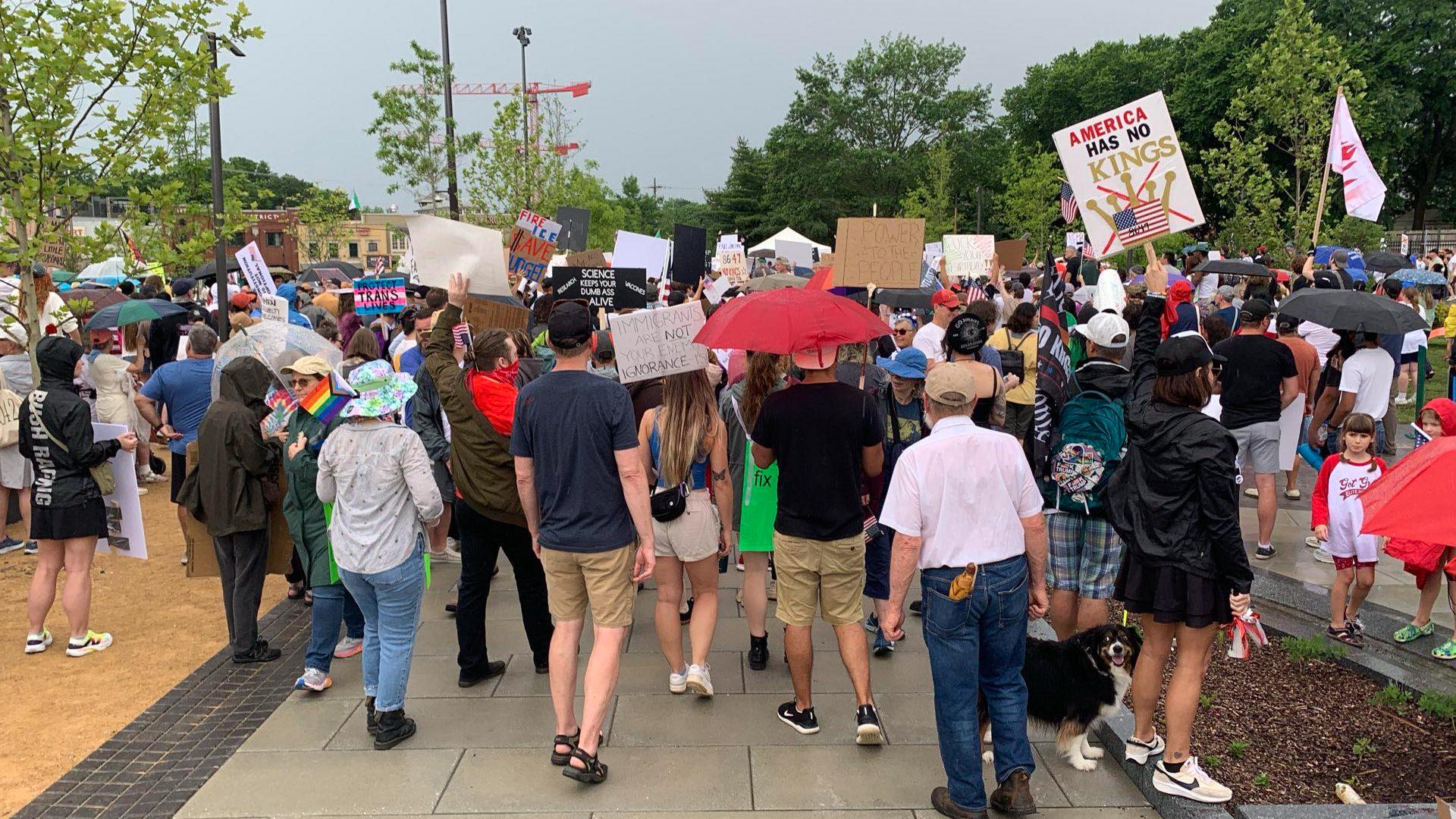 Photos: 'No Kings' protests in Northwest Arkansas | 5newsonline.com