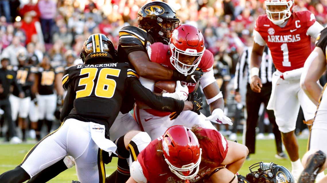 Hogs down Mizzou to reclaim Battle Line Trophy | 5newsonline.com