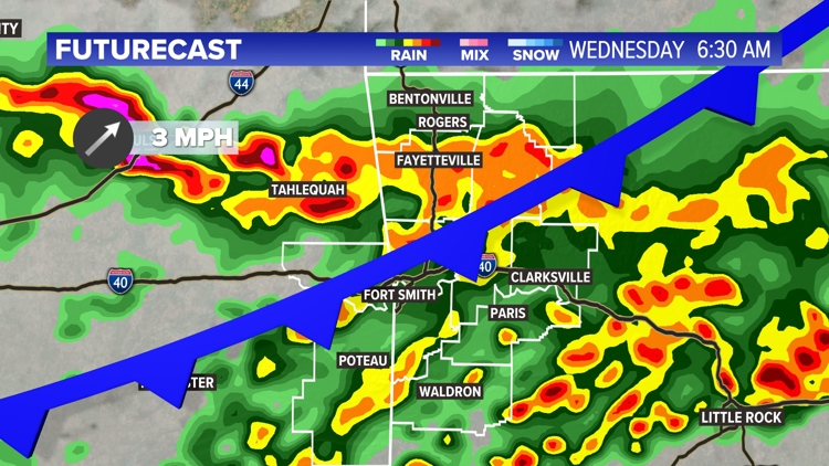 Hourly Weather Forecast | Fort Smith/Fayetteville News | KFSM 5NEWS ...