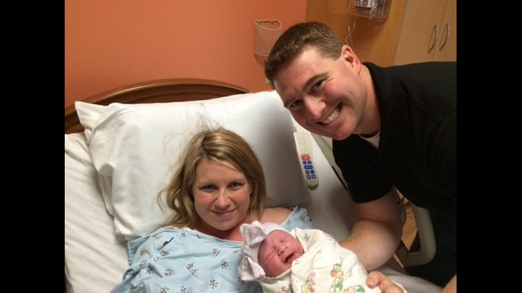PHOTOS: Garrett Lewis And Wife Welcome New Daughter Ellis | 5newsonline.com