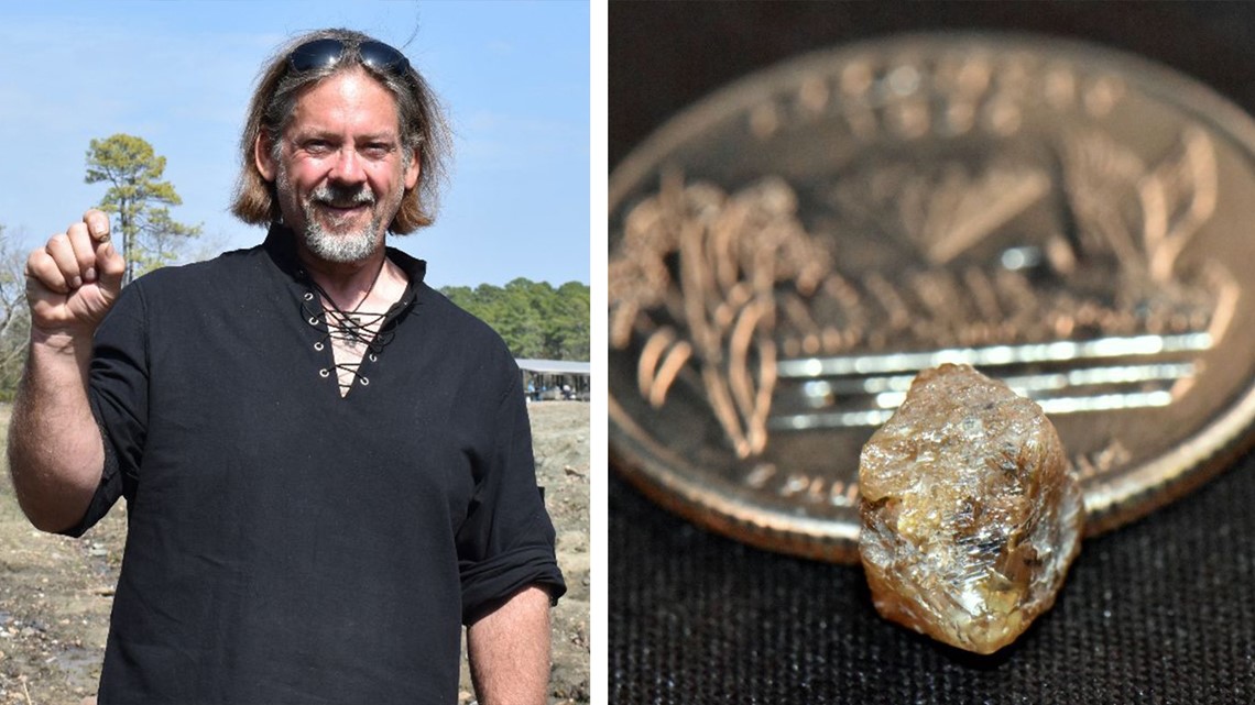 Man finds largest diamond at Crater of Diamonds since 2021 ...