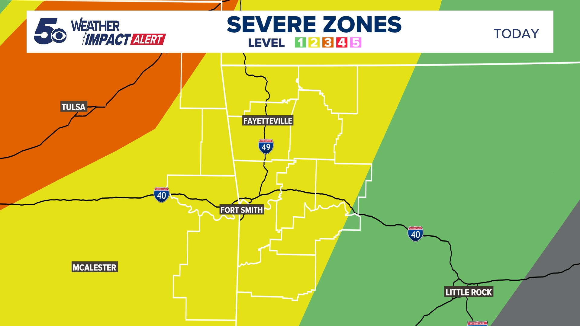 Severe storms in Arkansas, Oklahoma | Weather Impact Alert ...
