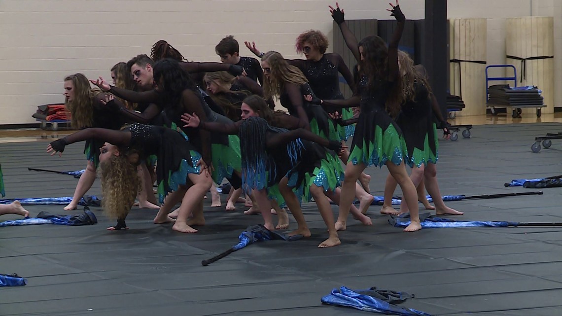 Local Winter Guard Teams Prepare For Competition | 5newsonline.com