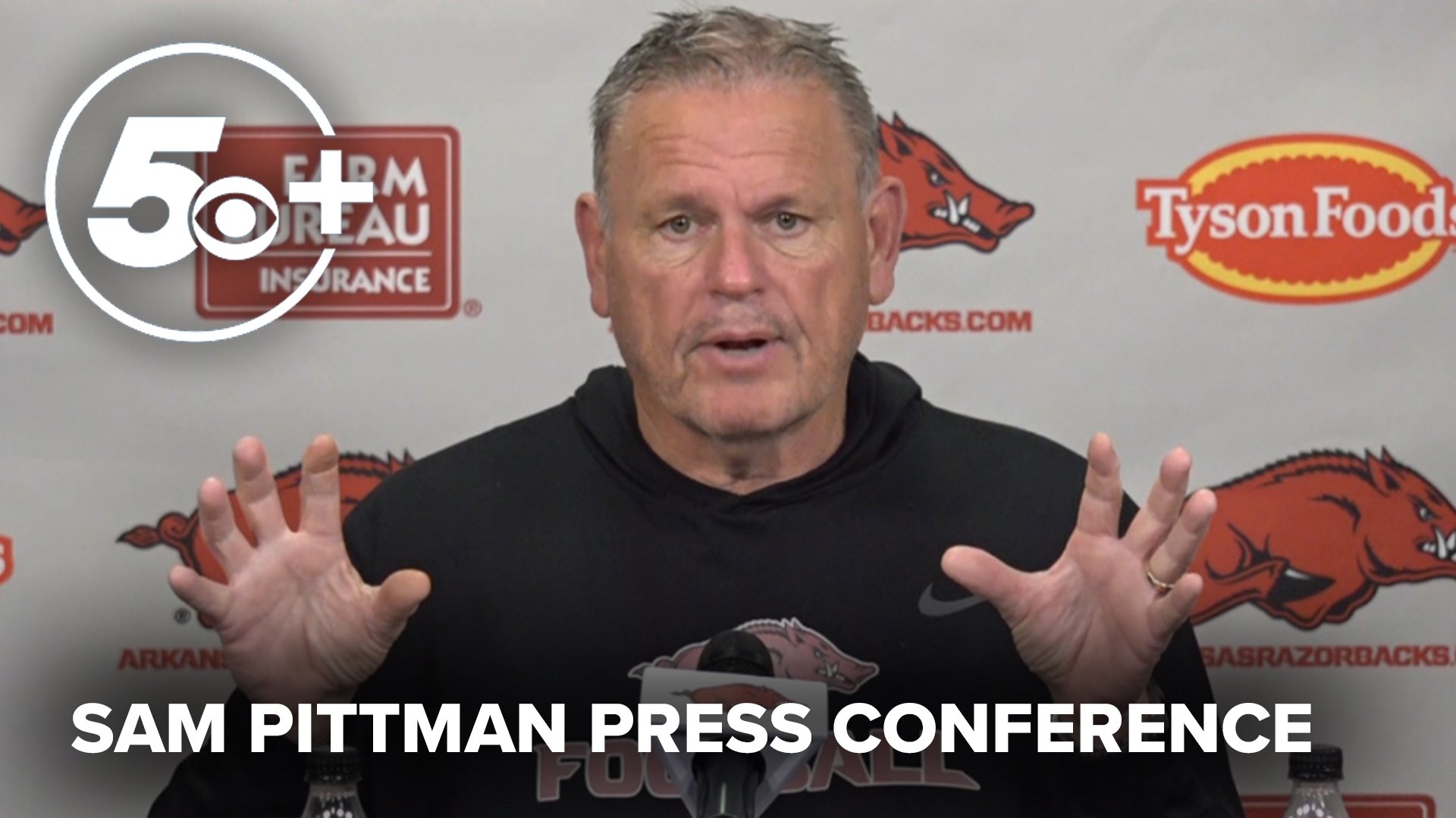 Razorback Coach Sam Pittman full press conference amid NIL dispute ...