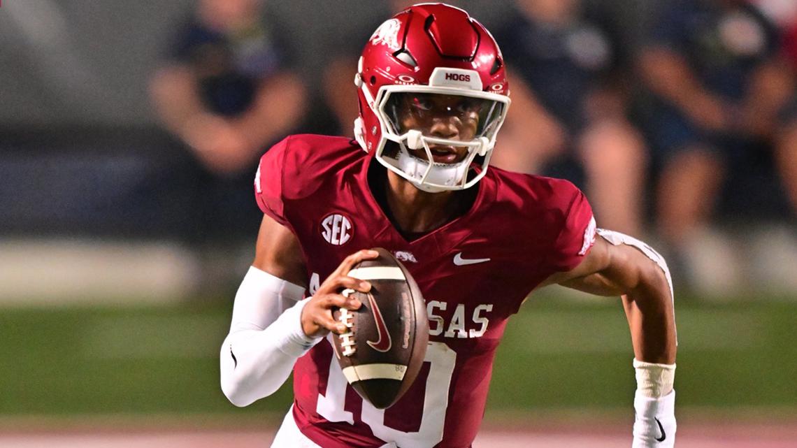 Razorbacks offense makes history in dominant win over UAPB at War ...