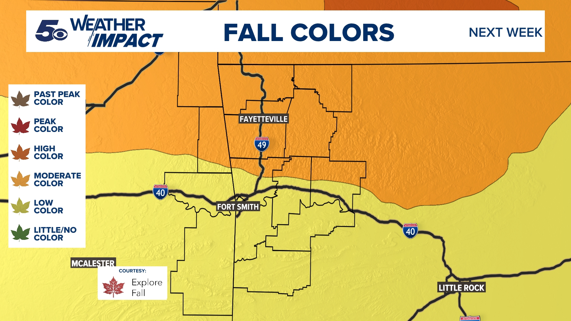 Here's when to expect Fall colors in our area | 5newsonline.com