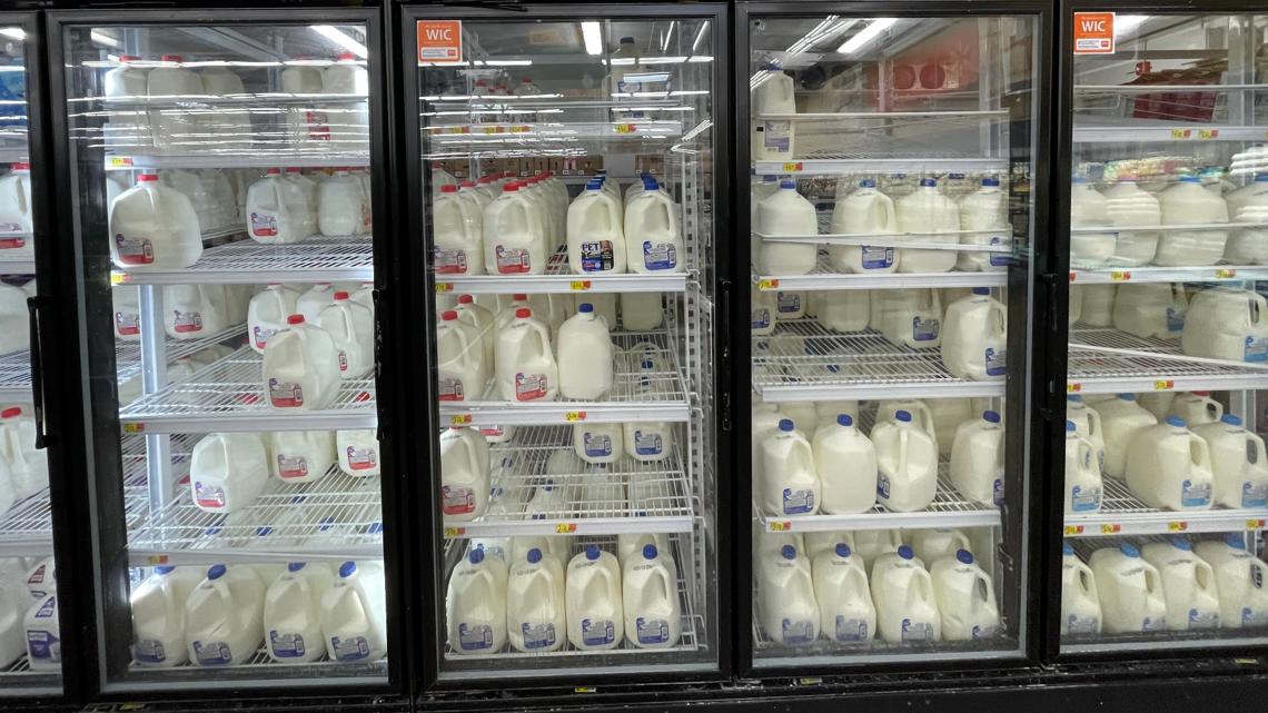 Grocery stores work to keep shelves stocked ahead of expected winter ...