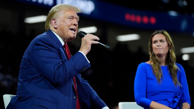 Trump endorses Sarah Huckabee Sanders for Arkansas governor re-election ...