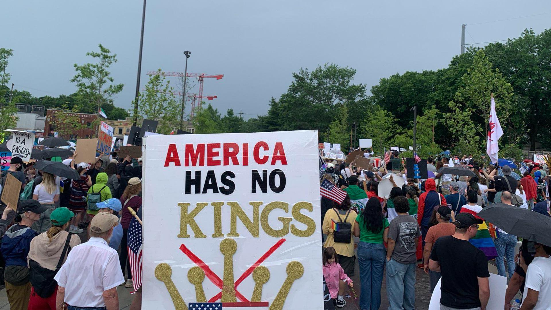 Photos: 'No Kings' protests in Northwest Arkansas | 5newsonline.com