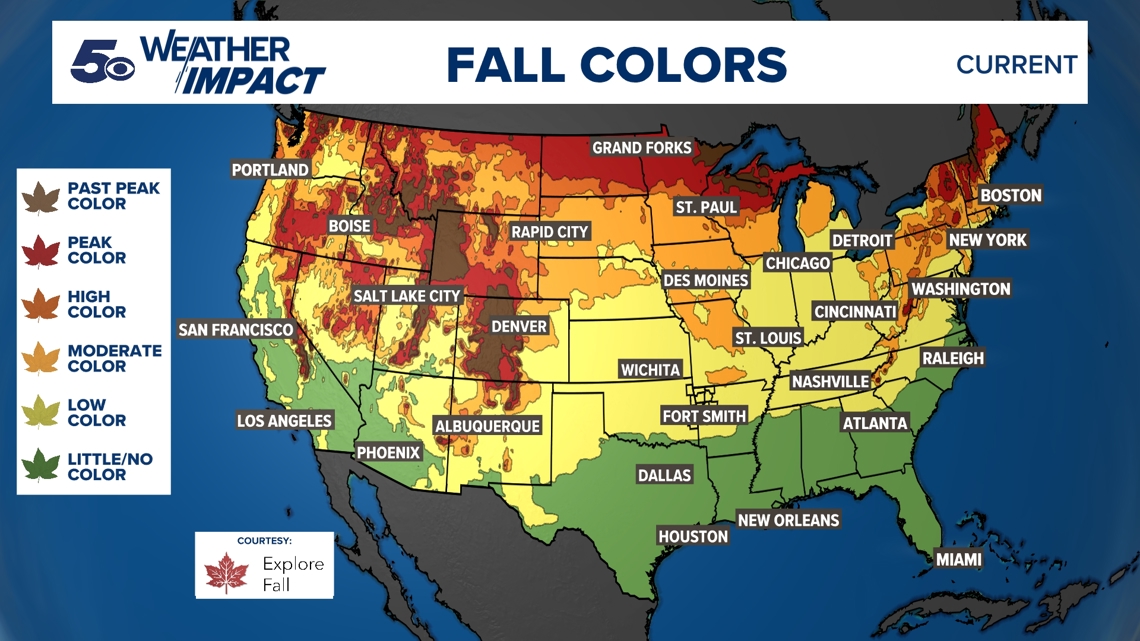 Here's when to expect Fall colors in our area | 5newsonline.com
