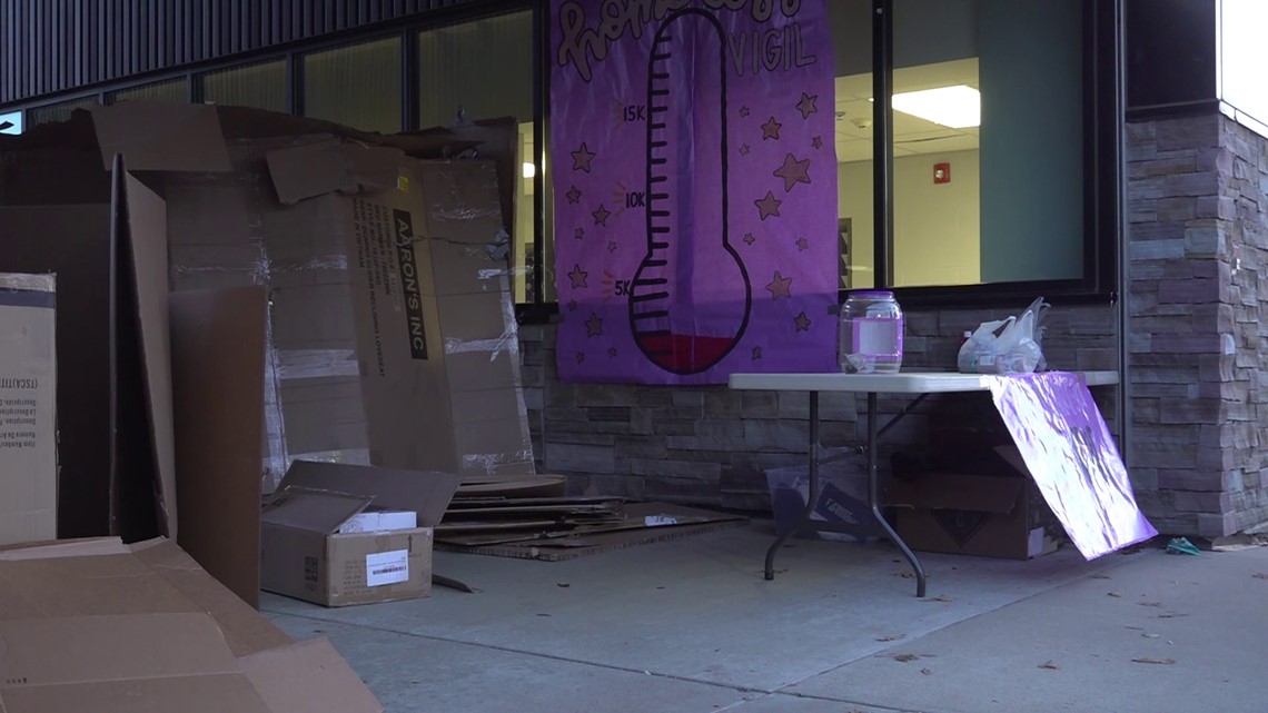 Fayetteville High School Homeless Vigil | 5newsonline.com