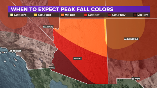 State-By-State | When can you expect the fall foliage to hit peak ...