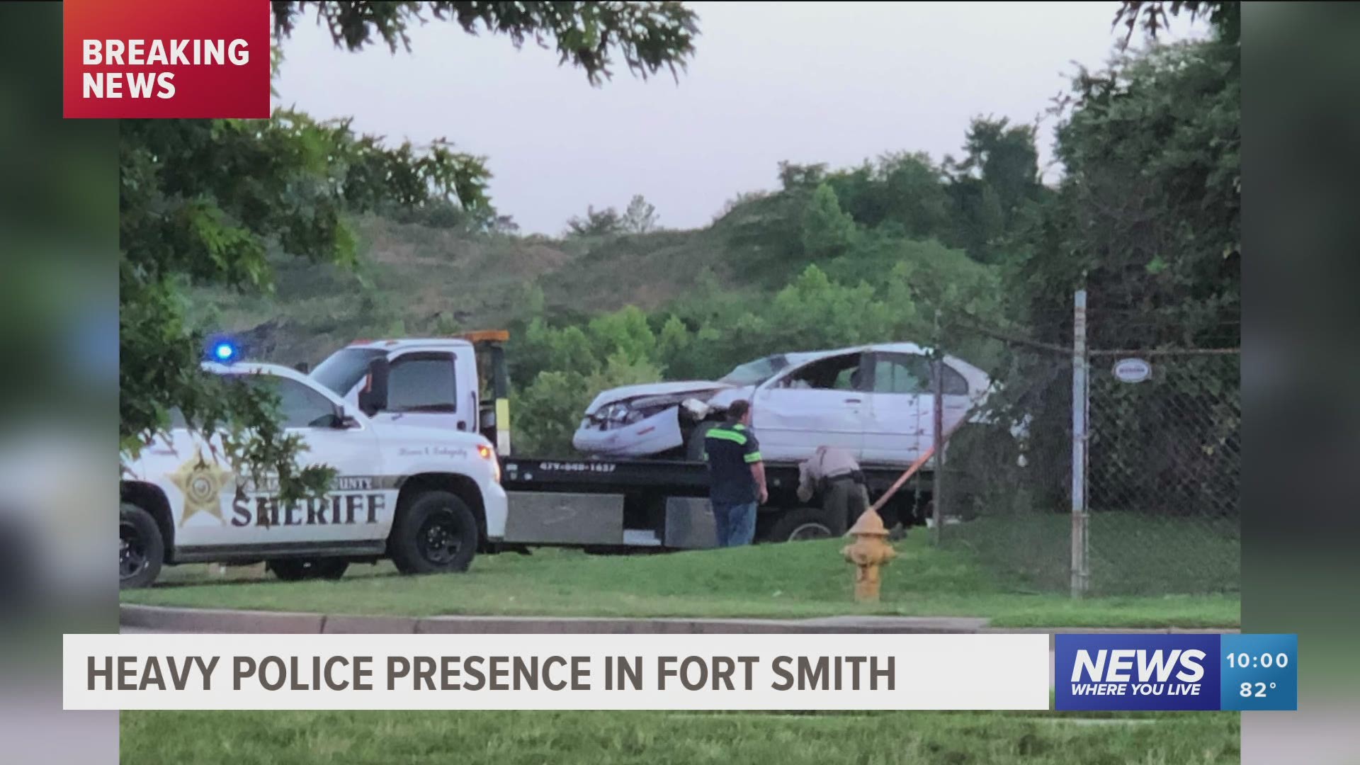 Heavy police presence on Old Greenwood Rd. in Fort Smith | 5newsonline.com