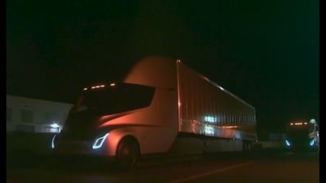 Another New Route For Tesla: Its First Electric Semi-Tractor-Trailer ...
