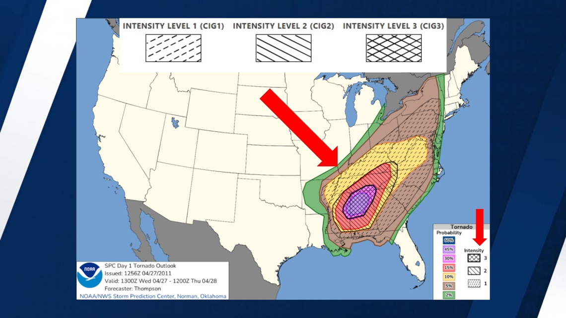 Storm Prediction Center outlook changes coming in March of this year ...