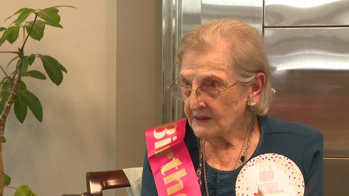 Audrey Rousseau celebrates her 103rd birthday in Centerton ...