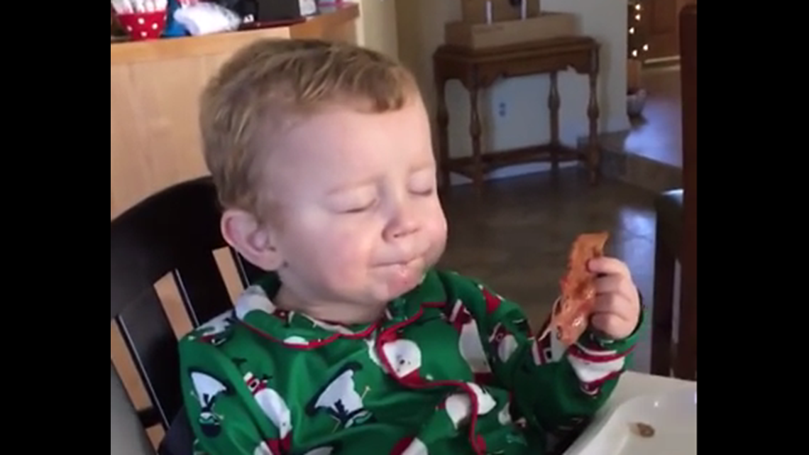 Toddler Tries Bacon For First Time, Goes Wild | 5newsonline.com