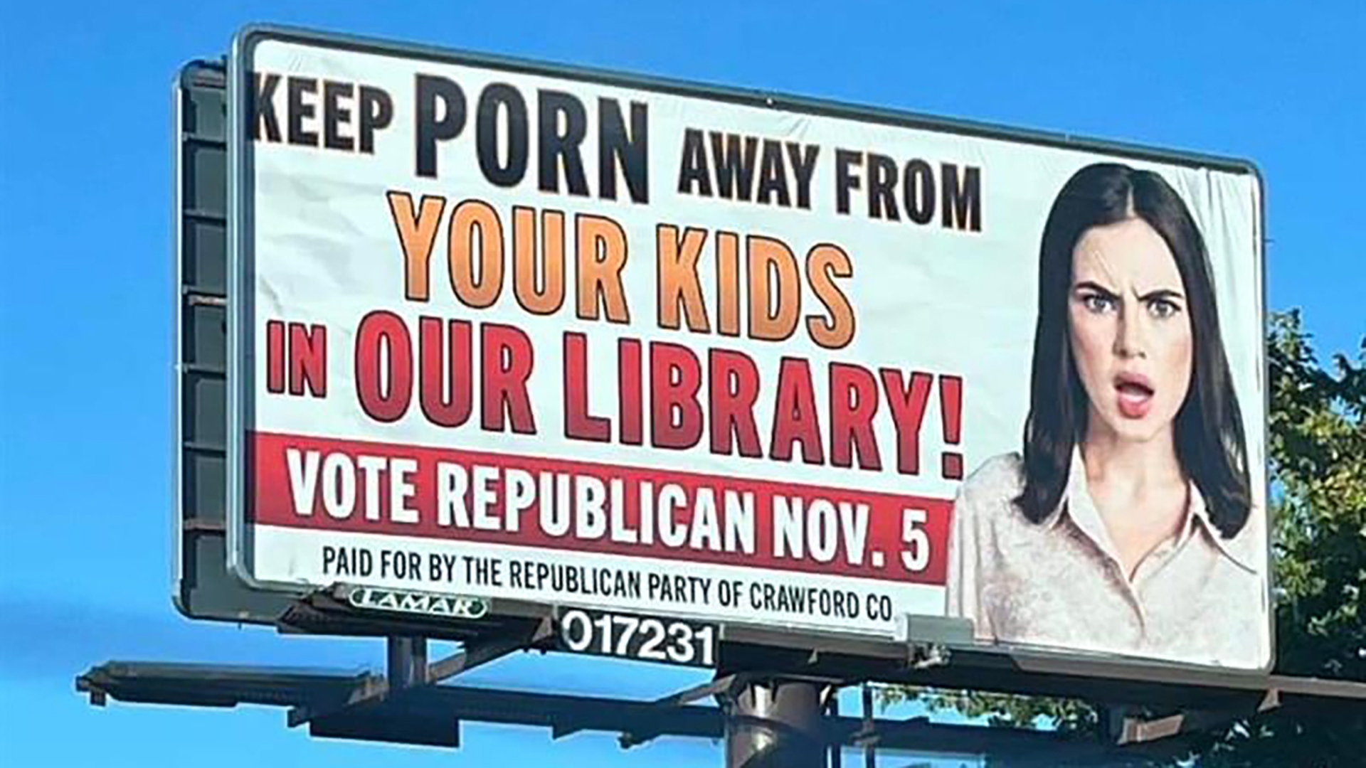 New billboards in Van Buren urge parents to 'vote Republican ...