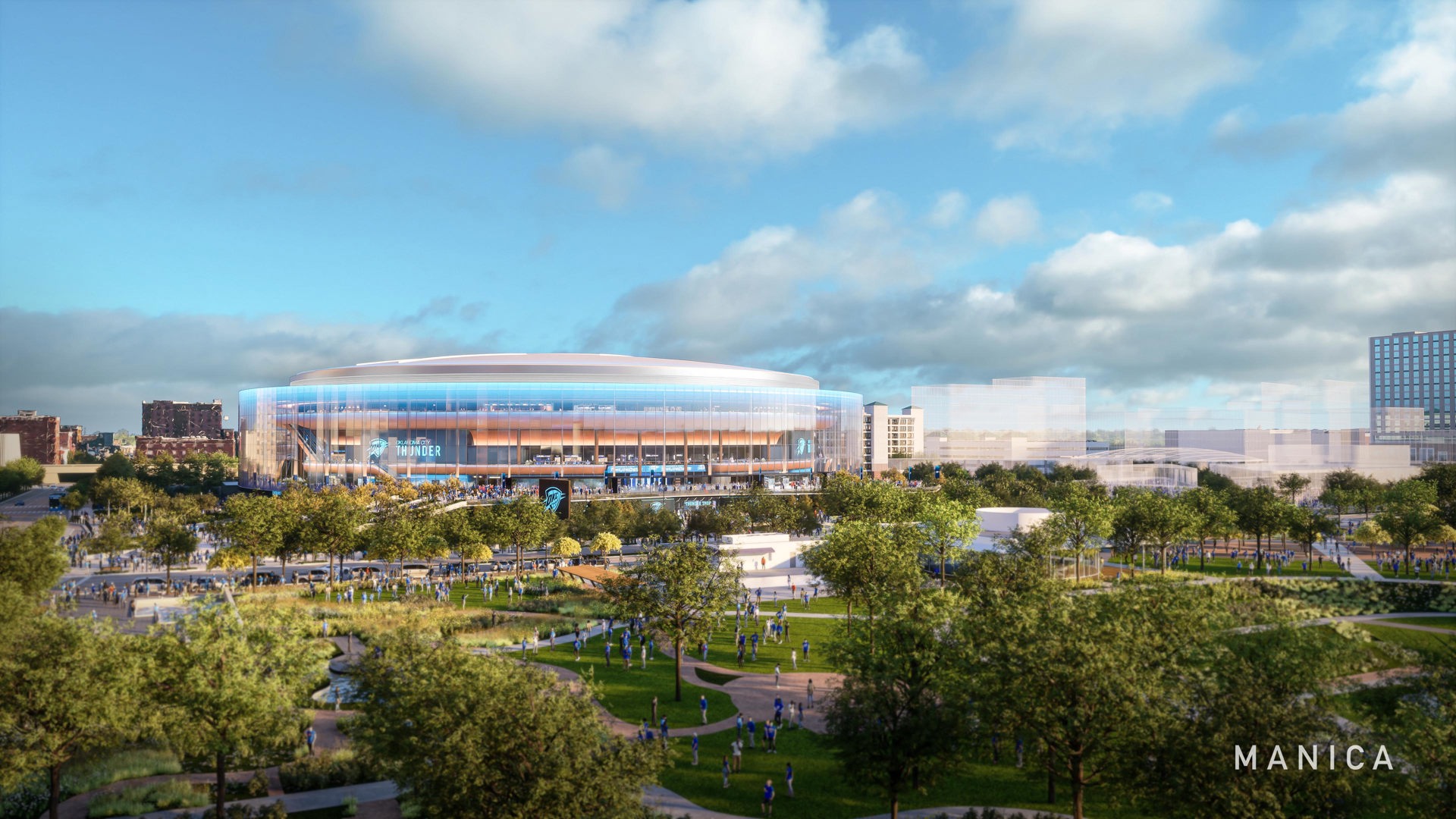 Renderings released for new OKC Thunder arena | 5newsonline.com