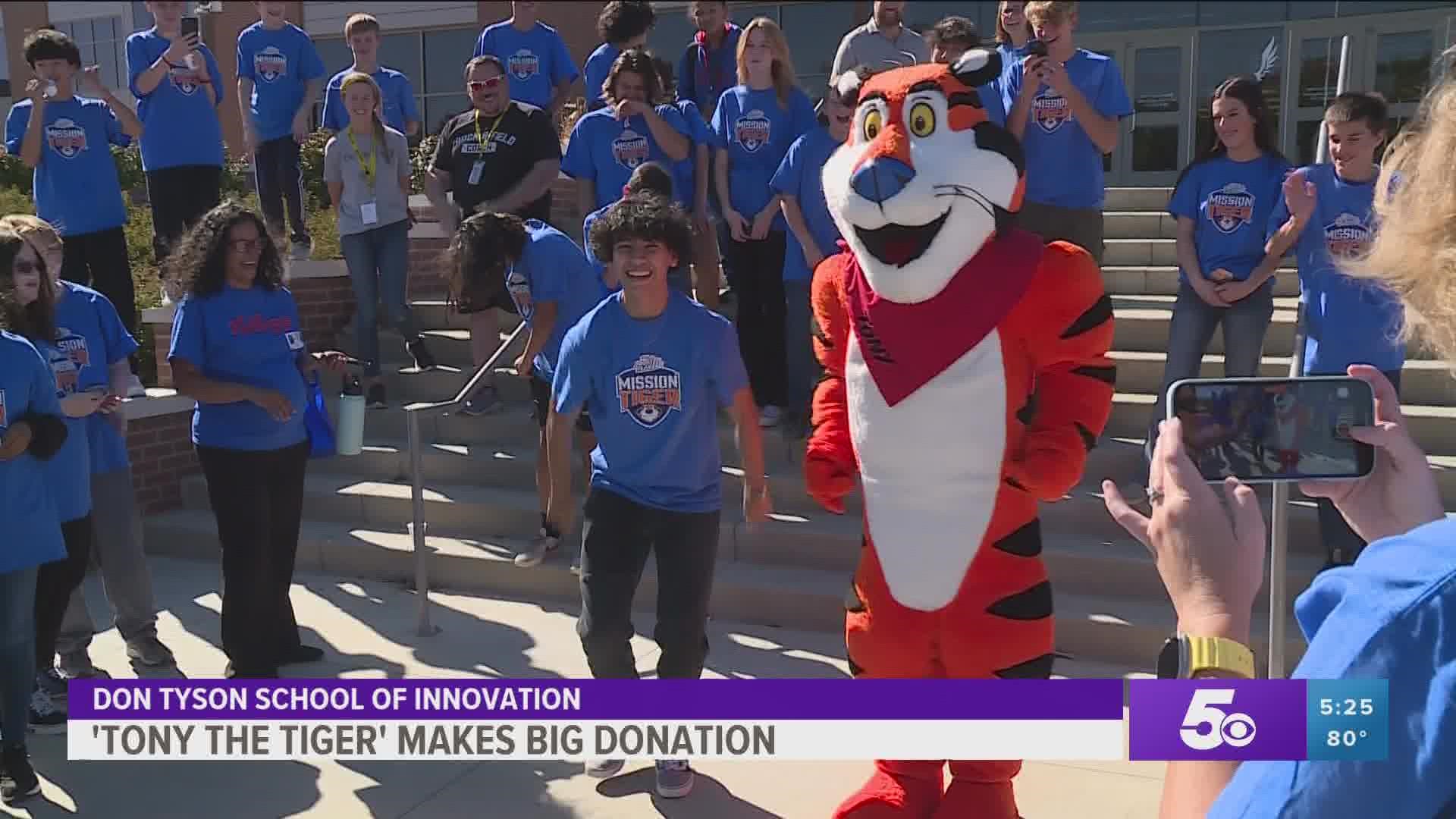 Don Tyson School of Innovation track team surprised with $25,000 grant ...