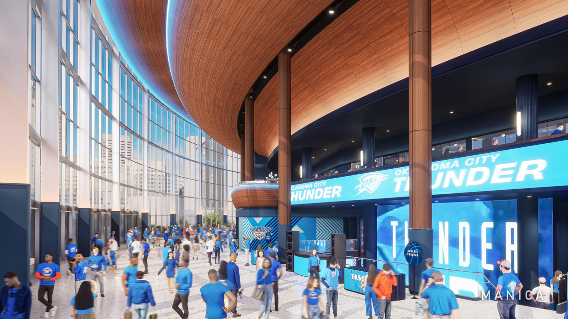 Renderings released for new OKC Thunder arena | 5newsonline.com