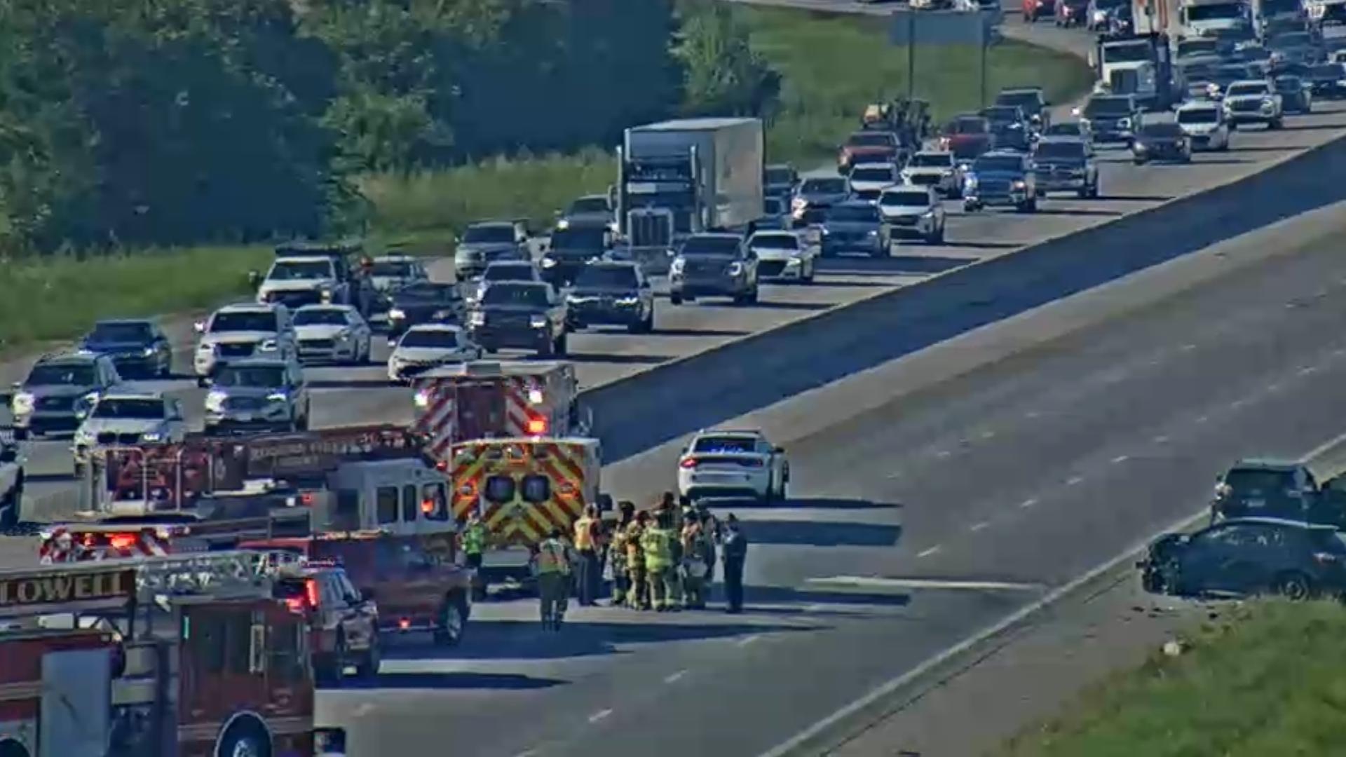 Crash on I-49 in Rogers impacts all northbound lanes | 5newsonline.com