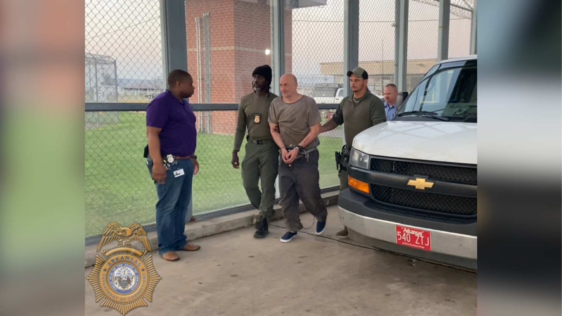 Grant Hardin arrives at Varner SuperMax Unit | 5newsonline.com