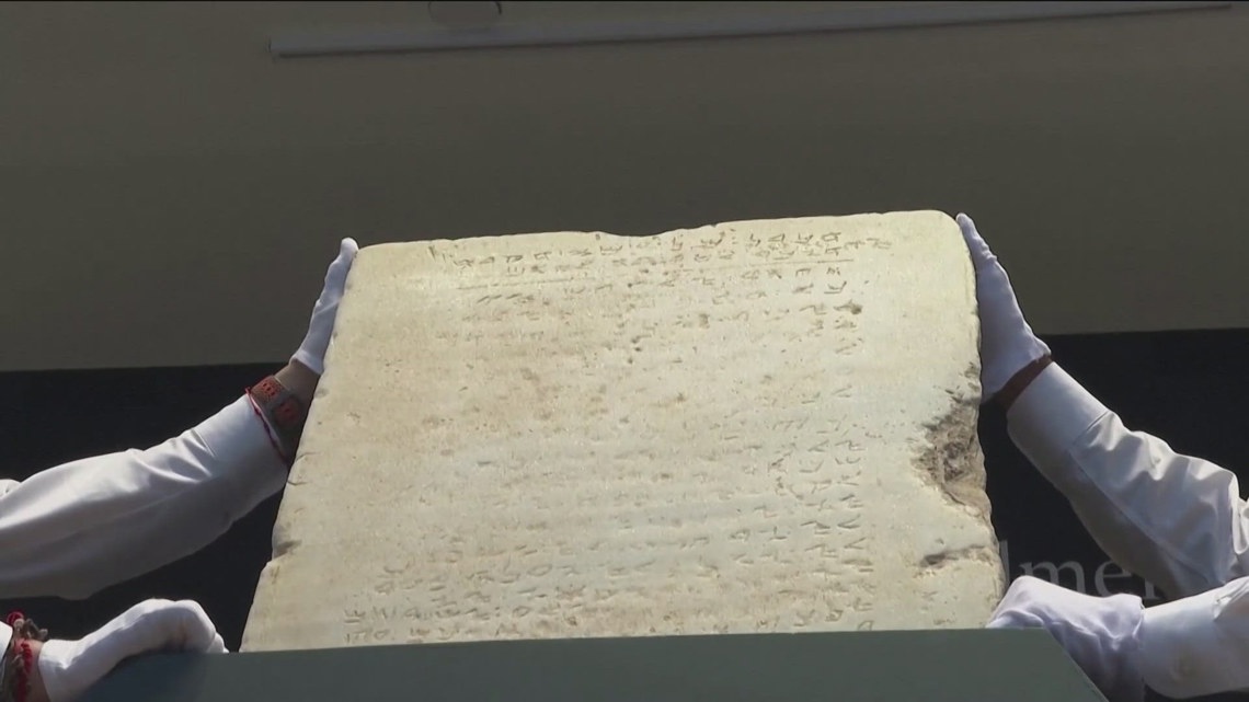 Stone tablet depicting 10 commandments up for auction | 5newsonline.com