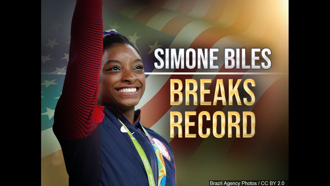 Simone Biles Sets Record For Most World Gymnastics Championship Medals ...
